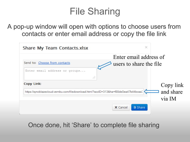 File Sharing & Folder Collaboration | PPT