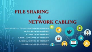 File sharing & network cabling (Computer System assignment).pptx