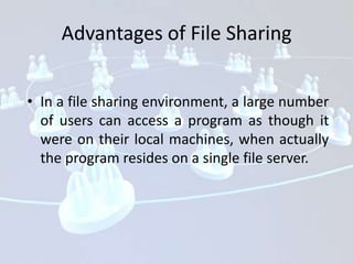 File sharing technlogies | PPTX