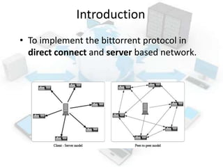 Filesharing using bittorrent protocol | PPTX