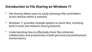 Introduction to File Sharing on Windows 11.pptx