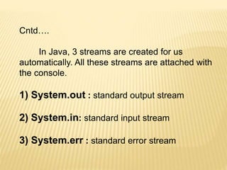 Files streams.. | PPT