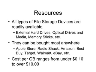 File storageandbackupsystems | PPT