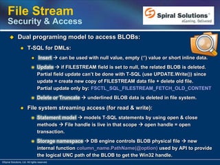 ISUG 113: File stream | PPT