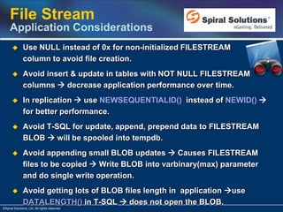 ISUG 113: File stream | PPT