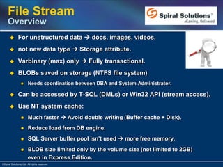 ISUG 113: File stream | PPT