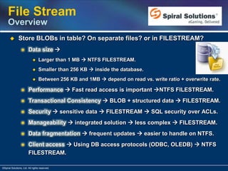 ISUG 113: File stream | PPT