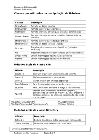 Filestream sistema arquivos | PDF