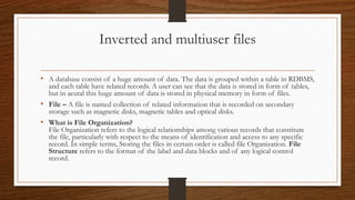 File Structures(Part 2) | PPT