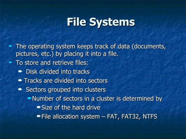 File system | PPT