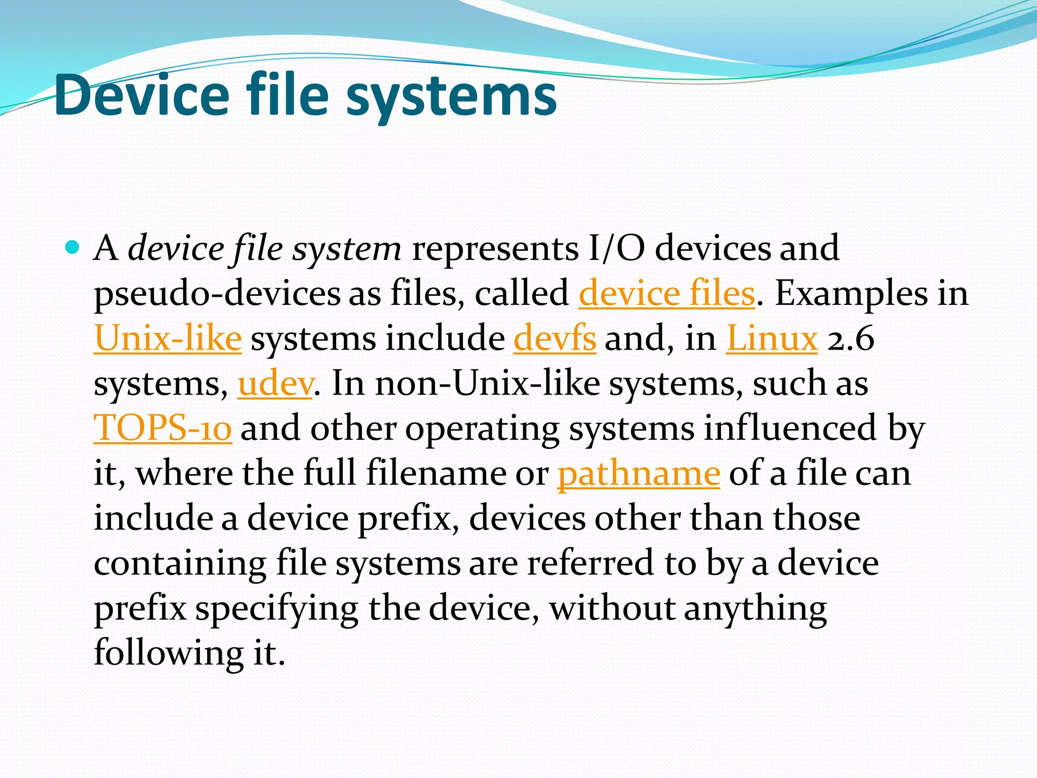 File system Os | PPTX