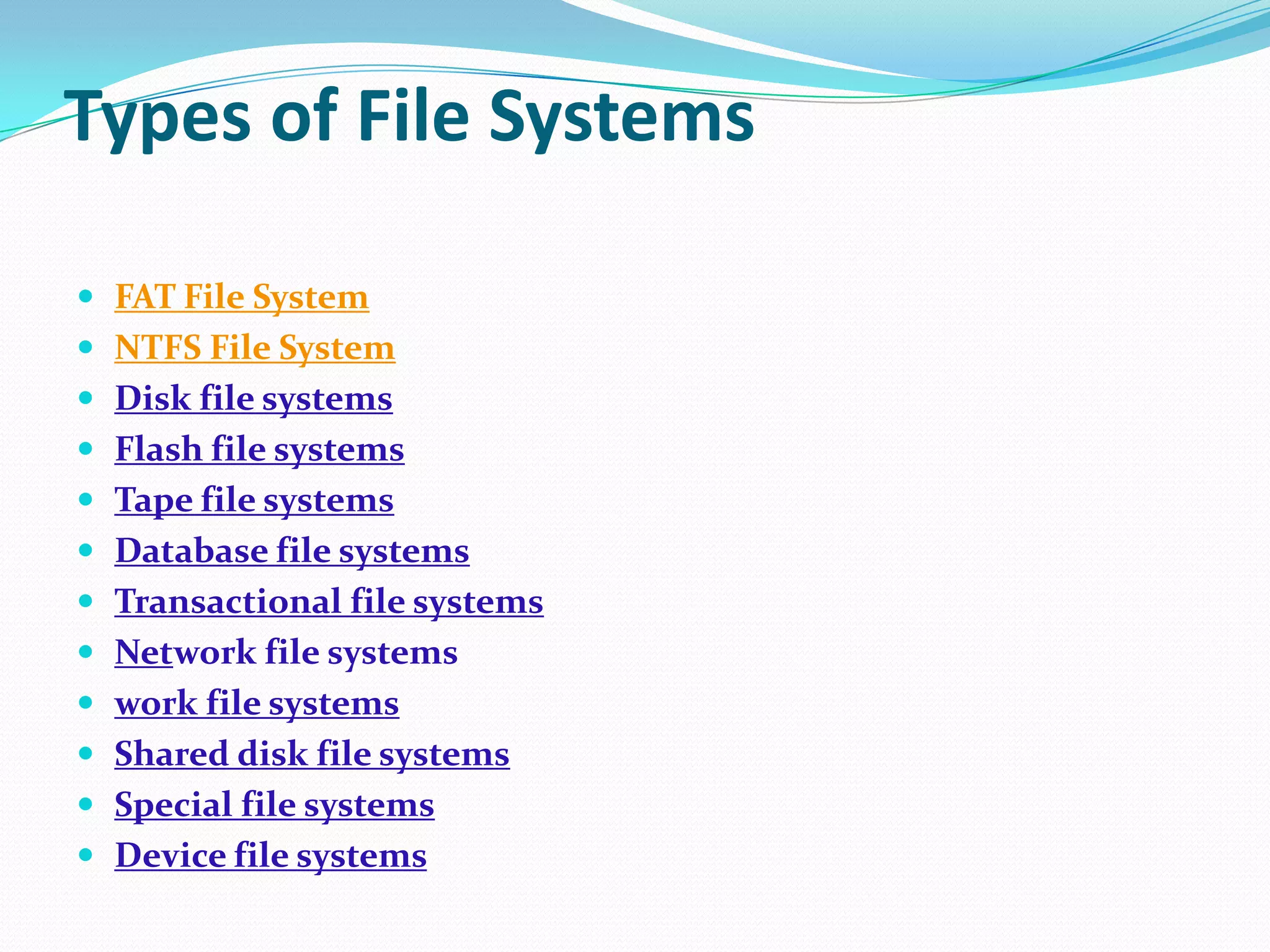 File system Os | PPTX