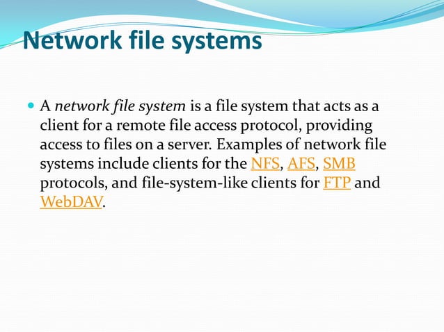File system Os | PPTX | Operating Systems | Computer Software and ...