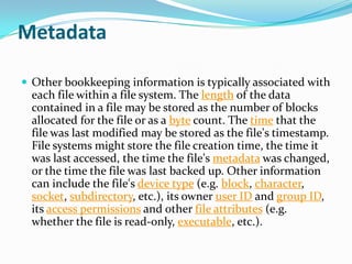 File system Os | PPTX