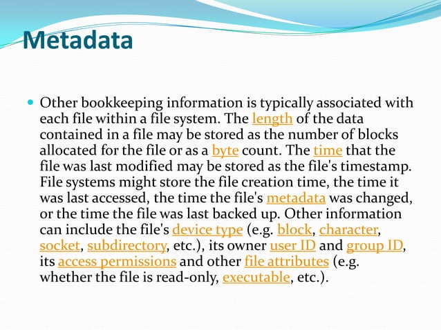 File system Os | PPTX | Operating Systems | Computer Software and Applications