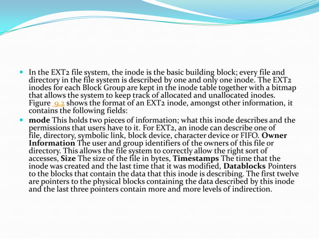 File system Os | PPTX | Operating Systems | Computer Software and ...