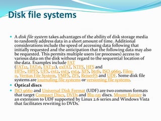 File system Os | PPTX