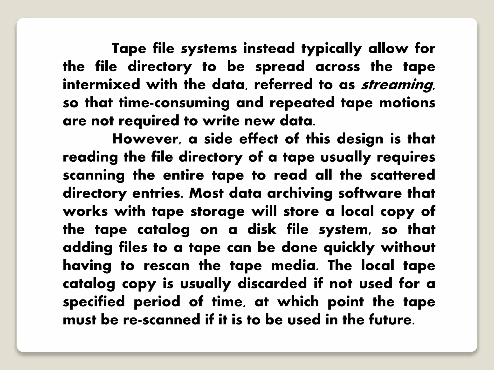 File system. | PPTX | Operating Systems | Computer Software and ...