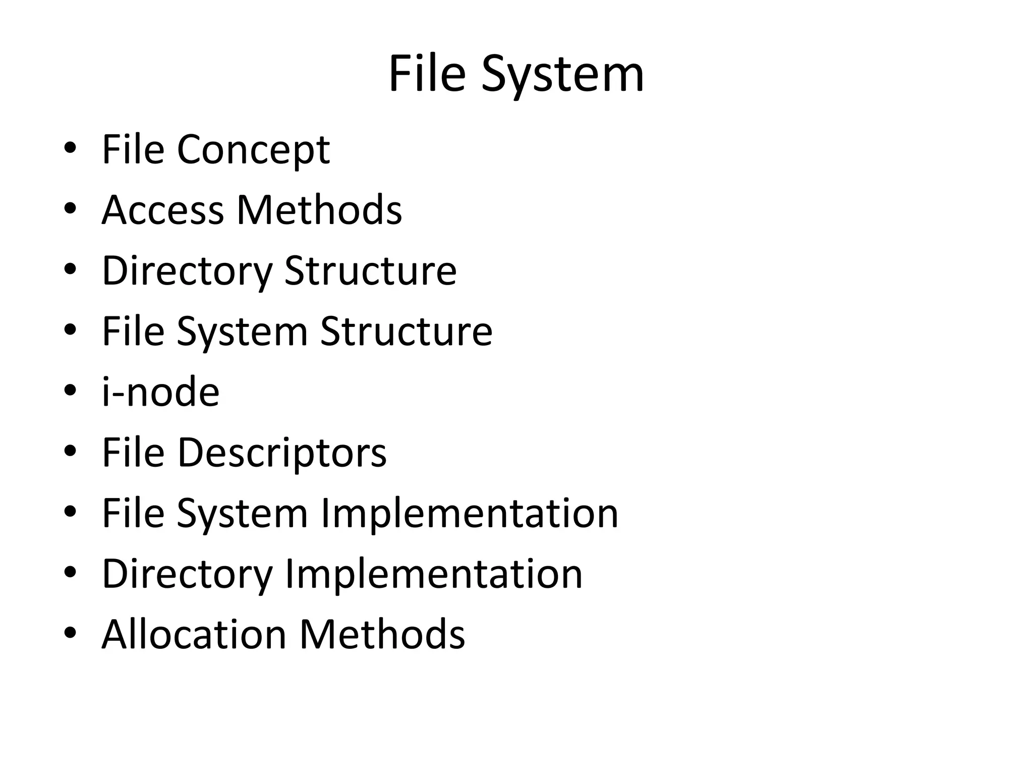 File system | PPTX
