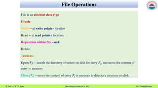 Operating System - File system | PPTX | Operating Systems | Computer Software and Applications