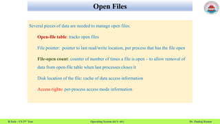 Operating System - File system | PPTX | Operating Systems | Computer Software and Applications