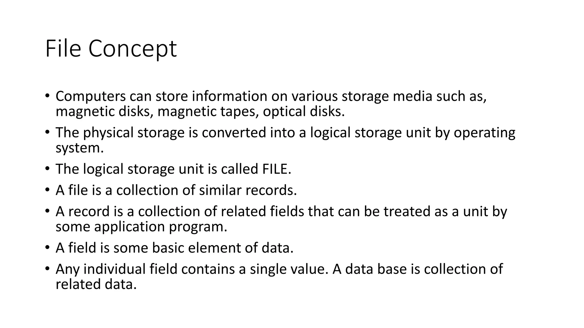 File System Pptx