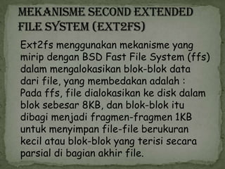 File system di linux | PPT