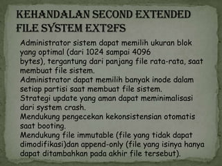 File system di linux | PPTX