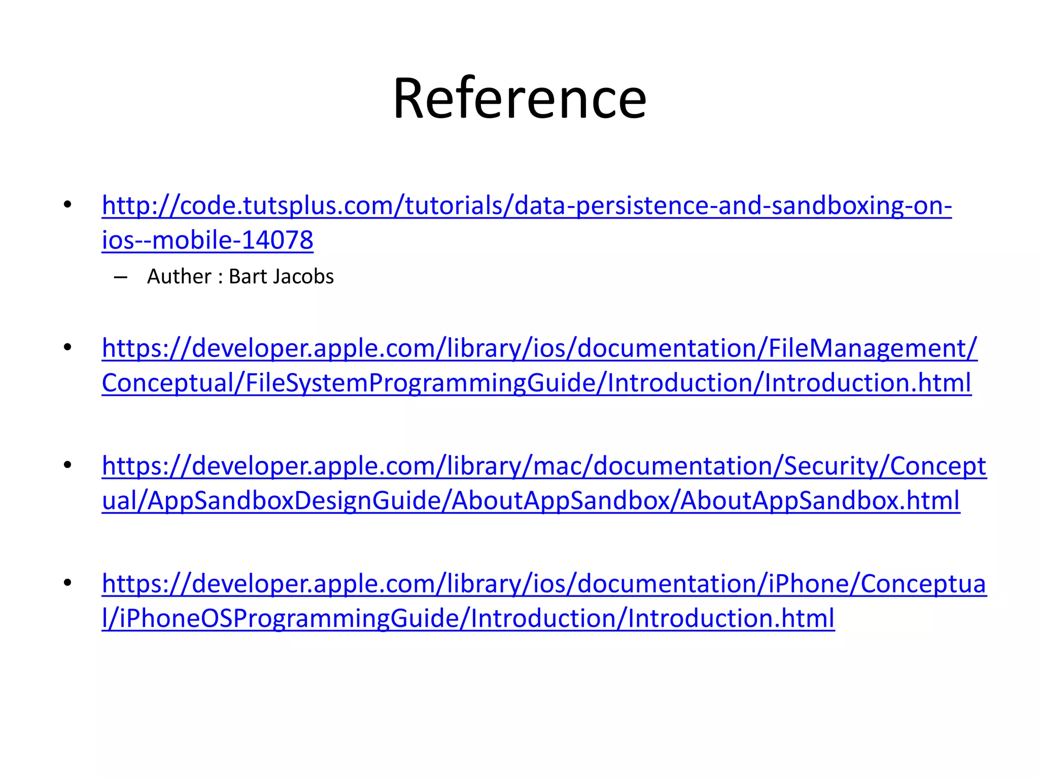 File system in iOS | PDF | Operating Systems | Computer Software and Applications