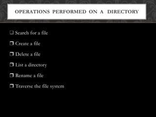 File System Interface | PPTX