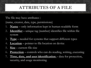 File System Interface | PPTX