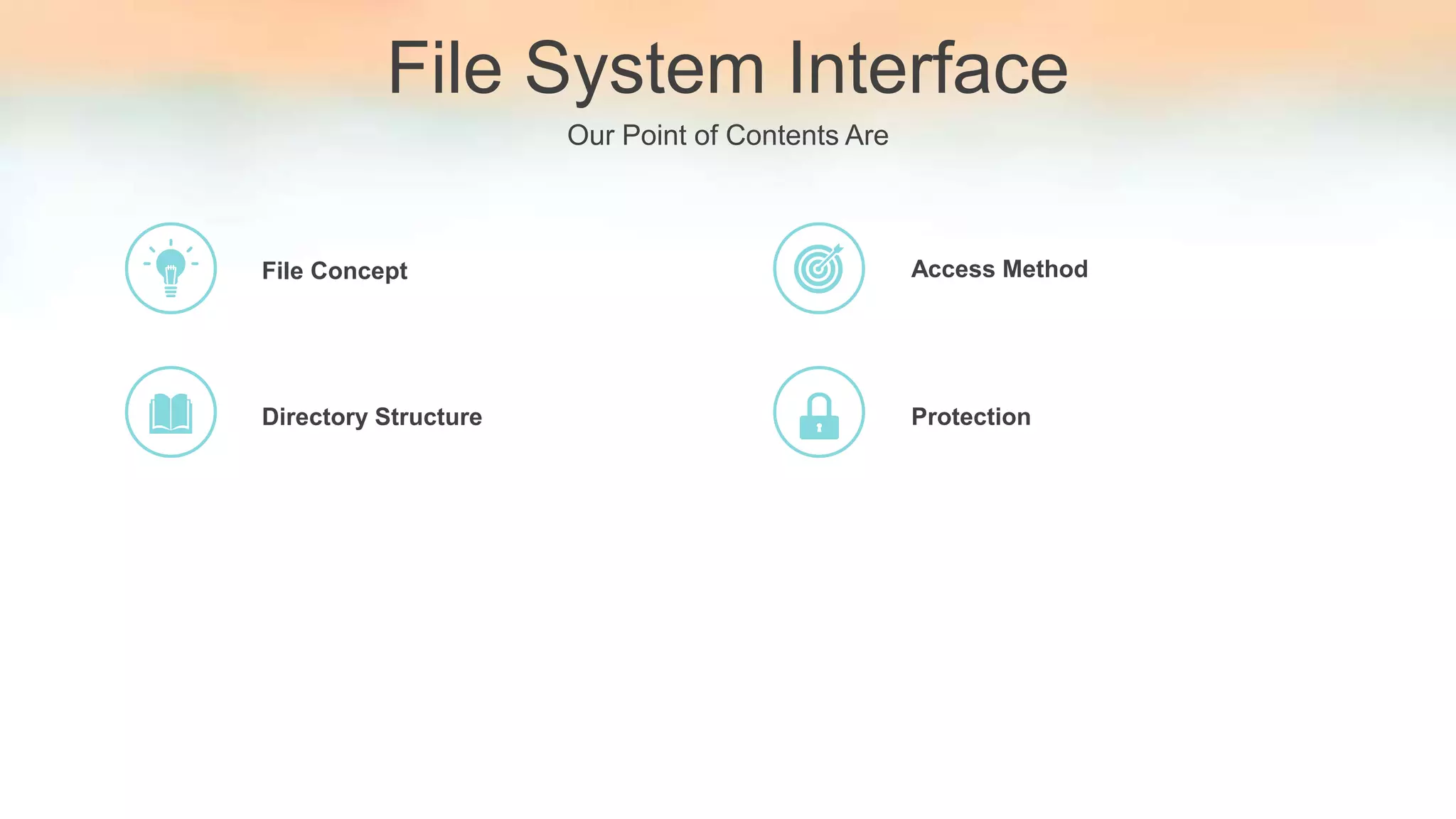 File system interface | PPT