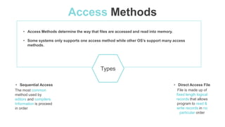 File system interface | PPT
