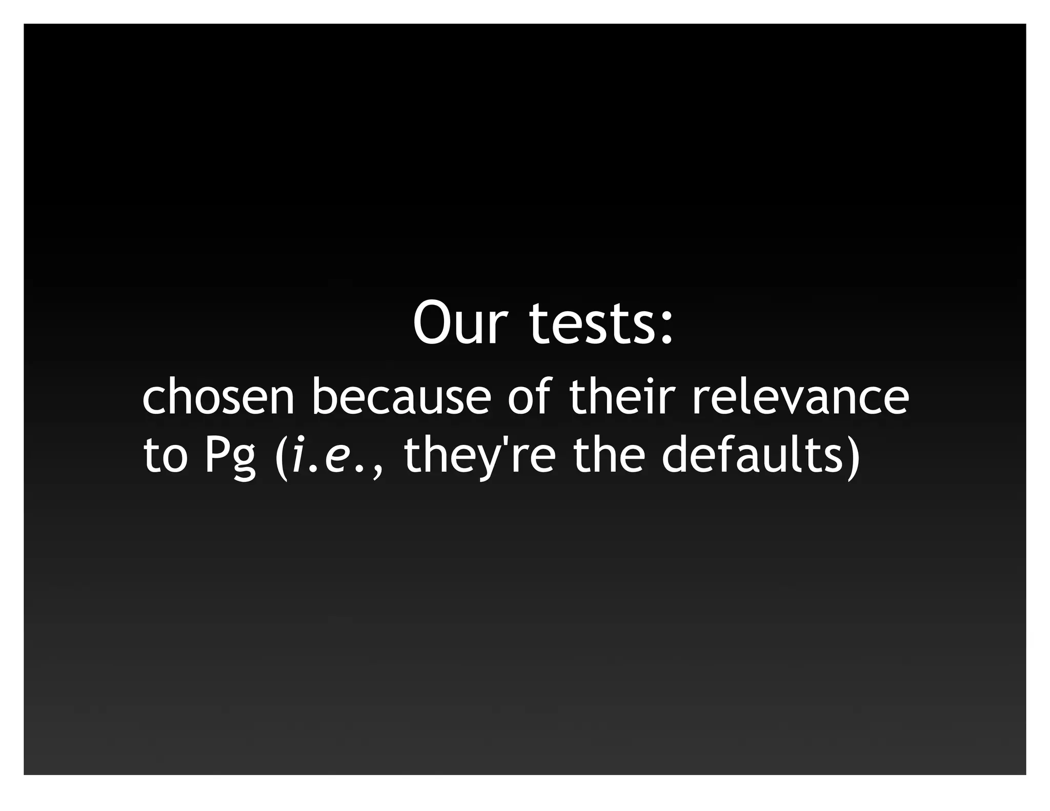Filesystem Io From A Database Perspective Ppt