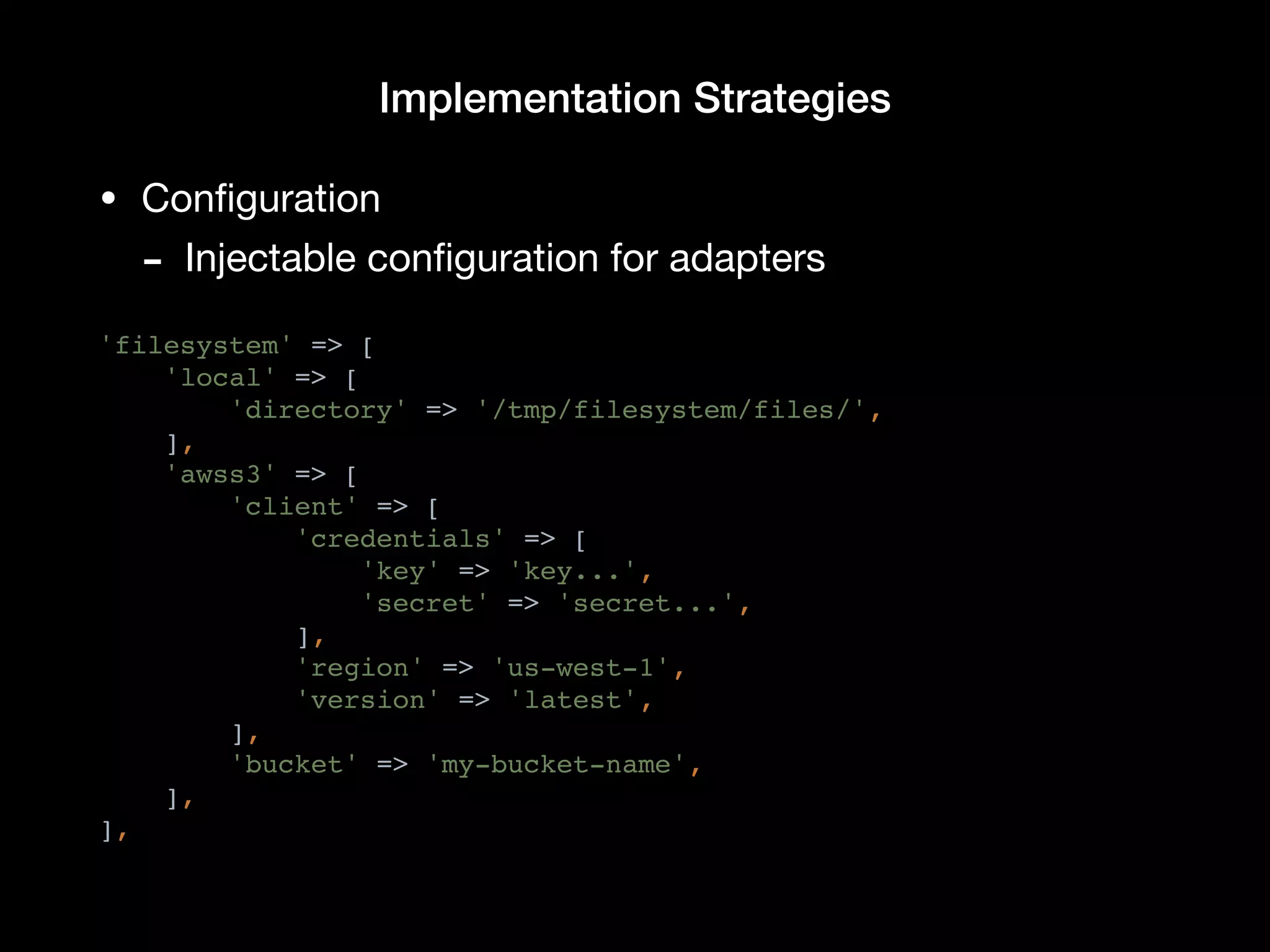 Filesystem Management with Flysystem - php[tek] 2023 | PPT