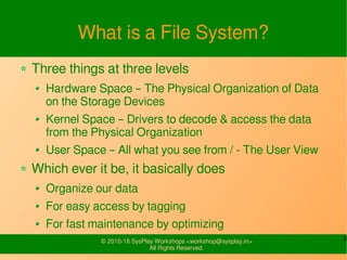 File System Modules | PDF