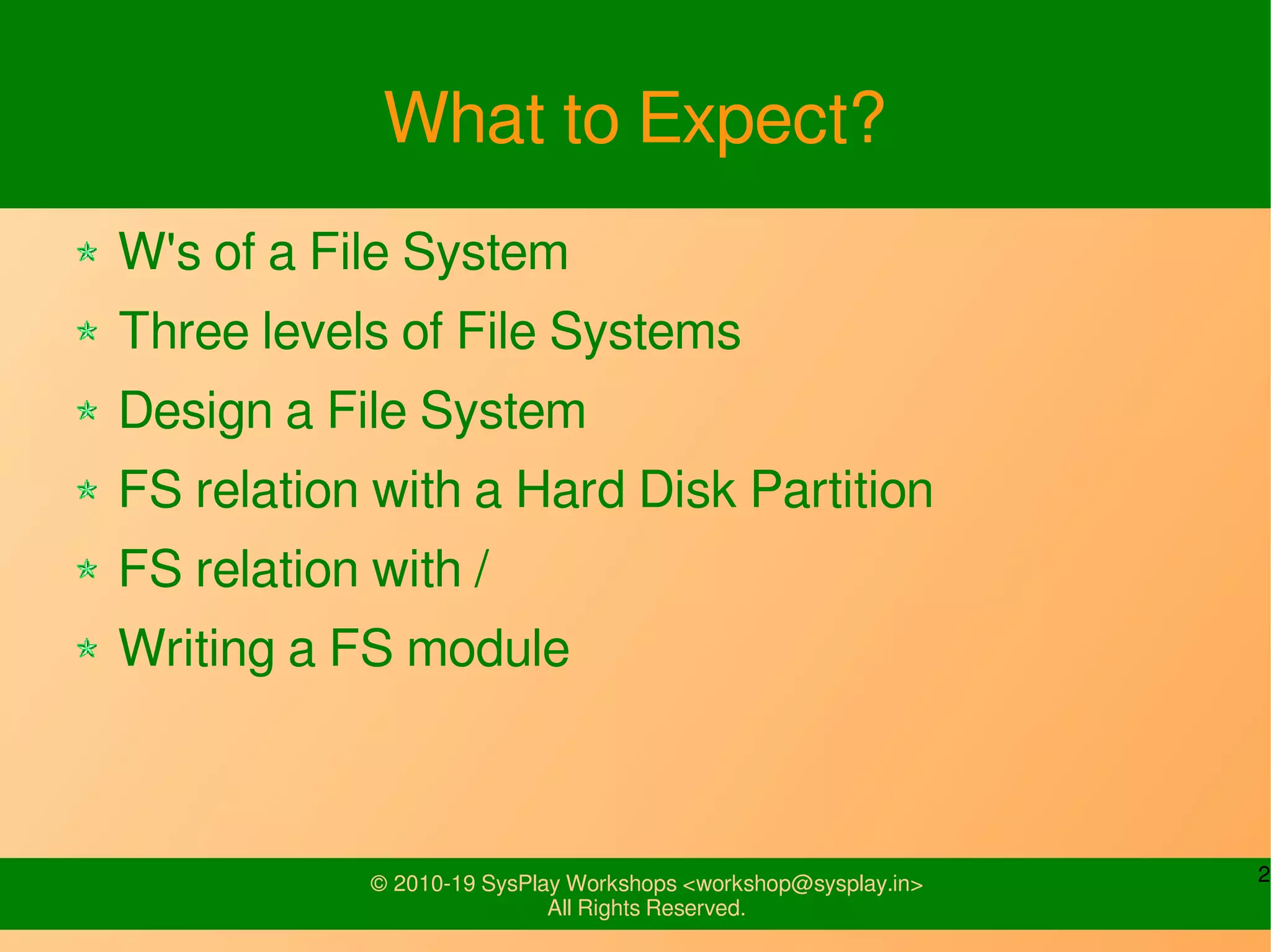 File System Modules | PPT