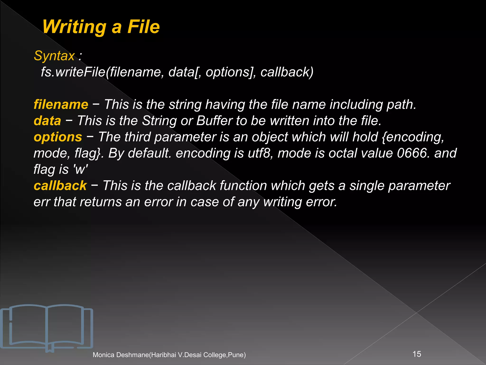 File system node js | PPTX