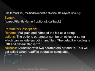 File system node js | PPTX