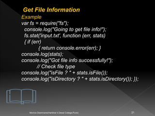 File system node js | PPTX