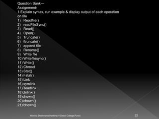 File system node js | PPTX