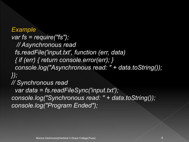 File system node js | PPTX | Operating Systems | Computer Software and ...