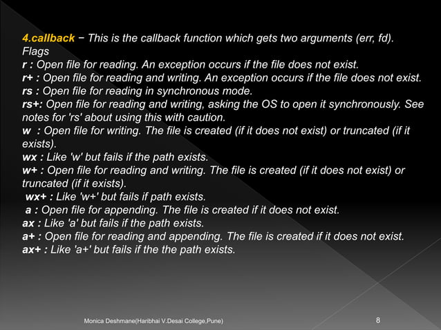 File system node js | PPTX | Operating Systems | Computer Software and ...