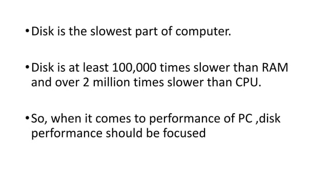File System Performance Pptx Operating Systems Computer Software