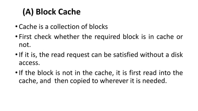 File system performance | PPTX | Operating Systems | Computer Software and Applications