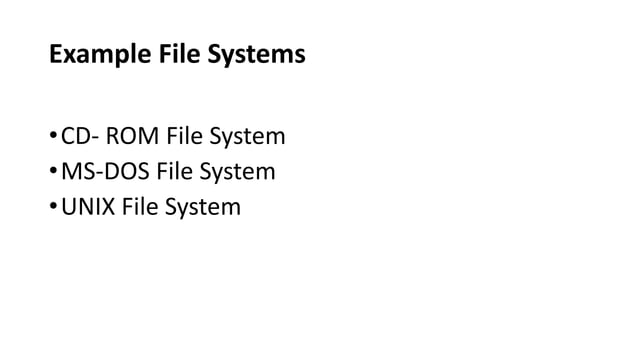 File System Performance Pptx Operating Systems Computer Software
