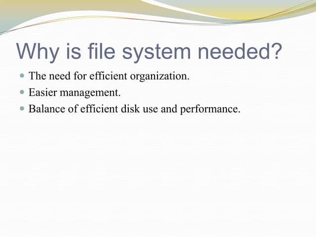 File systems | PPTX
