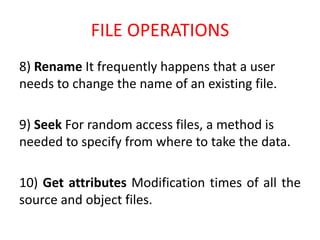 FILE SYSTEMS IN WINDOWS OPERATING SYSTEMS | PPT