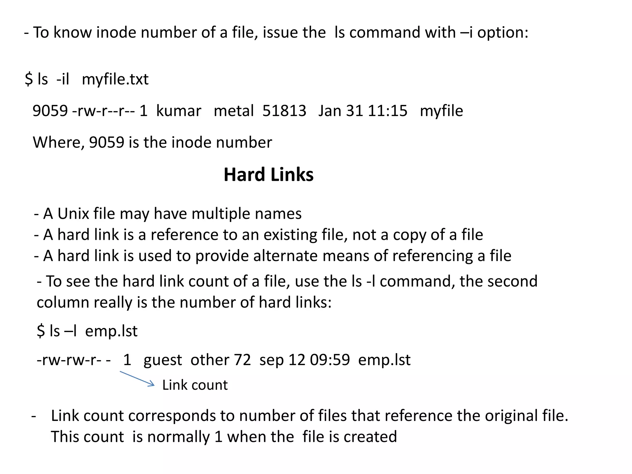 File systems and inodes | PPTX