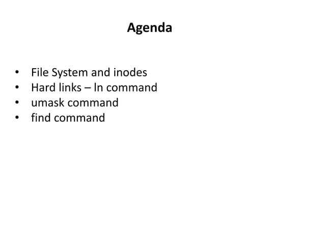 File systems and inodes | PPTX | Operating Systems | Computer Software and Applications